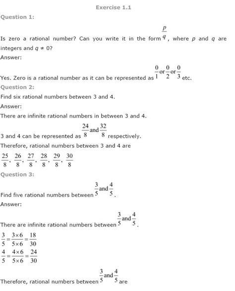 ncert solutions class 9 maths ch 1 number systems