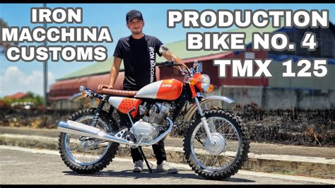 TMX 125 PRODUCTION BIKE NO 4 I IRON MACCHINA CUSTOMS YouTube