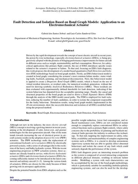 2019 fault detection and isolation based on bond graph models application to an