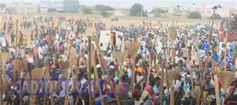 Préparatifs Gamou 2021 Le Champs des courses déjà pris dassaut par