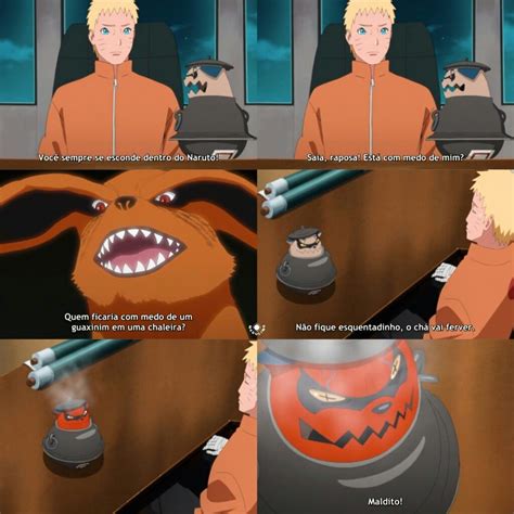 Tirinha Boruto Next Generation Kurama Vs Shukaku Piadas De Naruto