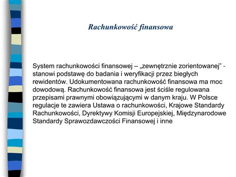 PPT Rachunkowość finansowa ZASADY RACHUNKOWOŚCI I POLITYKA