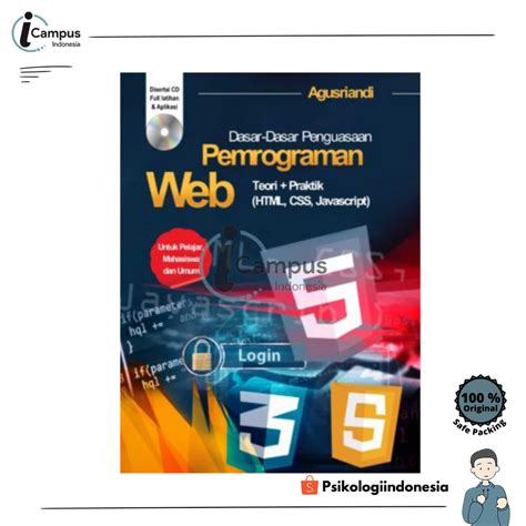 jual dasar dasar penguasaan pemrograman web teori praktik html css javascript shopee