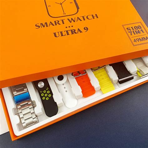 S100 Ultra 9 New Smart Watch 7 In 1 Straps 49mm 2 02inch Full Touch