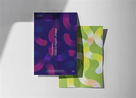 Free Folded Paper Poster Mockup PSD Good Mockups