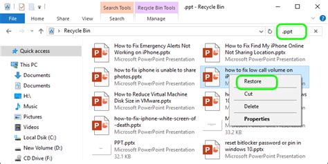 Recover A Deleted Or Lost PowerPoint Presentation