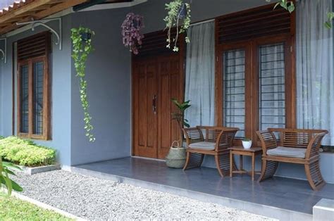 11 Gambar Teras Rumah Sederhana Di Kampung Bersahaja
