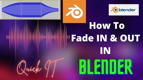 How To Fade In And Out Audio In Blender Youtube