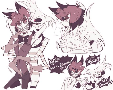 Angel Dust X Alastorbottom Deathstrokeinc On Tumblr