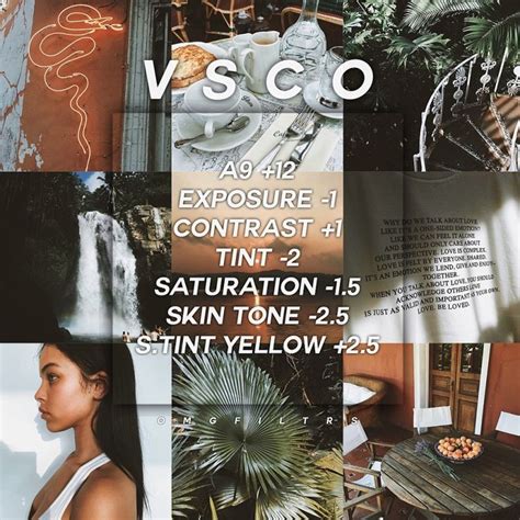 VSCO App tutti i filtri più belli per le foto Vita su Marte Vsco