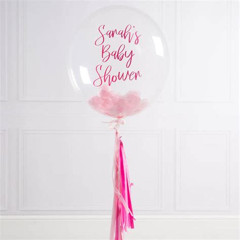 Personalised Baby Shower Confetti Bubble Balloon By Bubblegum Balloons