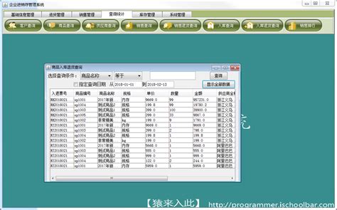 新闻资讯中心 java swing mysql实现的进销存系统项目源码附带视频指导教程