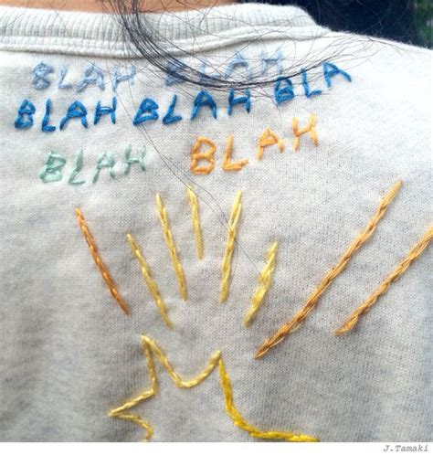 How To Embroider Words Onto Clothing Stitch Sayings Artofit