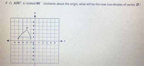 solved triangle abc is shown in the coordinate plane