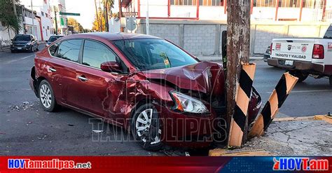 Hoy Tamaulipas Accidente En Tamaulipas Colision Dejo Un Herido Y