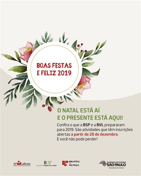 De olho nas inscrições Biblioteca Parque Villa Lobos