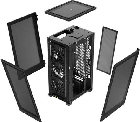 Corsair 2000D AIRFLOW Black Minitowermodel Mini ITX SFX SFX L