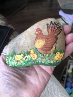 Pin By Thingyoulove On Rooster Chicken Rock Painting Cross Stitch