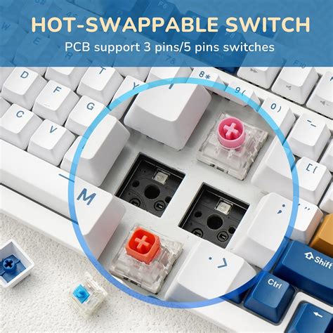 Buy RK ROYAL KLUDGE RK98 Wireless Mechanical Keyboard Triple Mode 2 4G