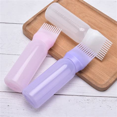 Colors Hair Dye Applicator Brush Bottles Dyeing Shampoo Bottle Oil