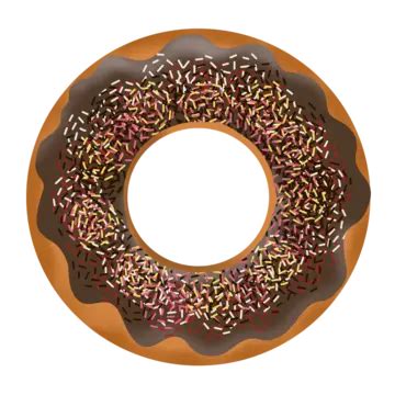Delicious Donut Hand Drawn Illustration Delicious Donut Hand Drawn