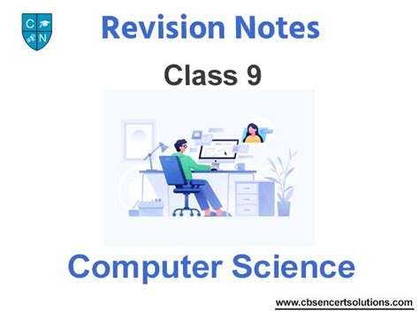 class 9 computer science notes and questions answers download pdf