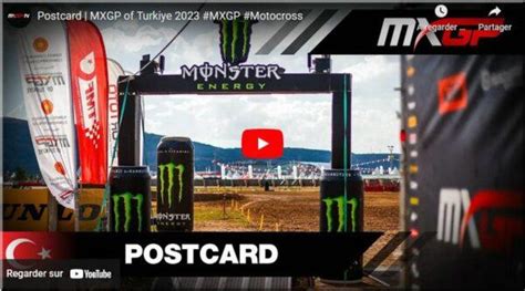 MOTOCROSS Turquie Afyonkarahisar la carte postale vidéo Mototribu