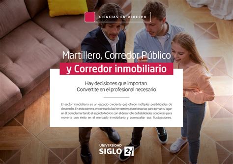Martillero Y Corredor Publico E Inmobiliario C I E N C I A S E N D E