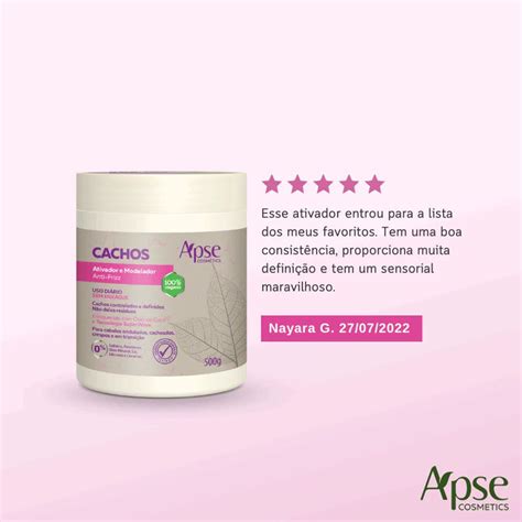 Kit Apse Cachos Ativador E Modelador 500 Gr 2 Unidades Niale