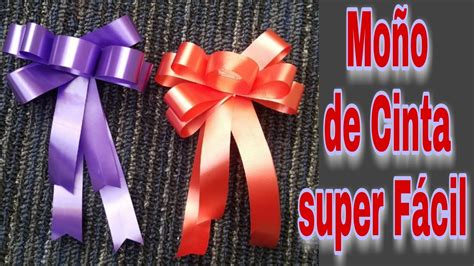 Moño de cinta para regalo YouTube