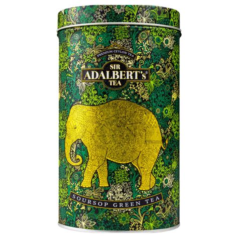 Herbata Zielona Liściasta Soursop Sir Adalbert s Puszka Metalowa 110G