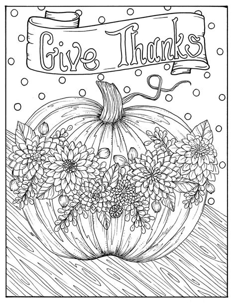 Fall Adult Coloring Pages Mom Wife Busy Life