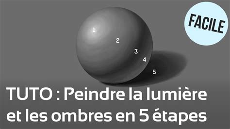TUTO Comment peindre la lumière et les ombres en 5 étapes en digital