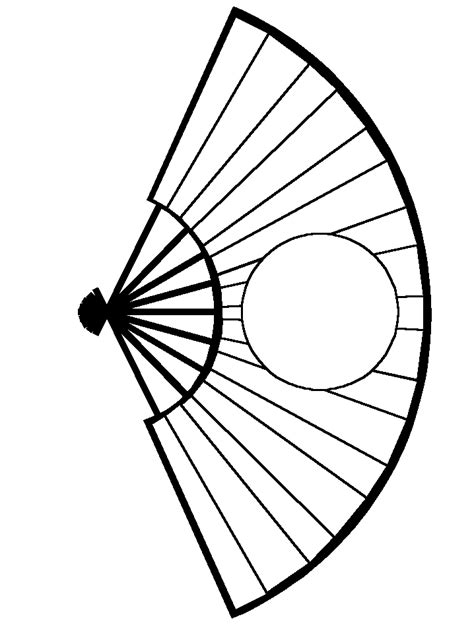 Abanicos Para Colorear Infantil Imagui