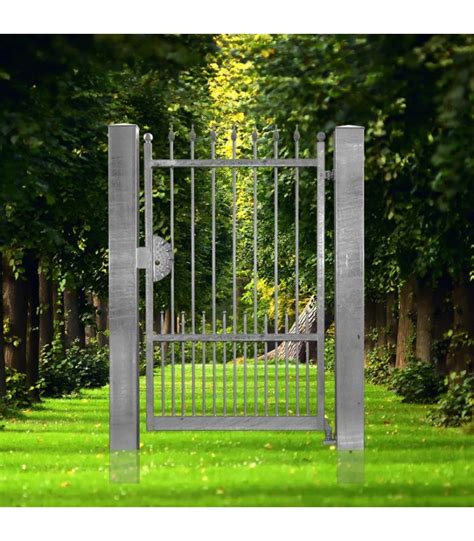 Portillon fer forgé ARGO 1 1m carré de 12x12mm ouverture dro