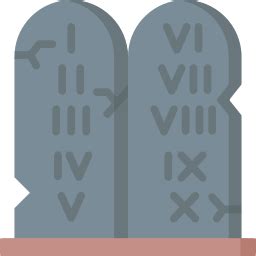 Ten Commandments Free Cultures Icons