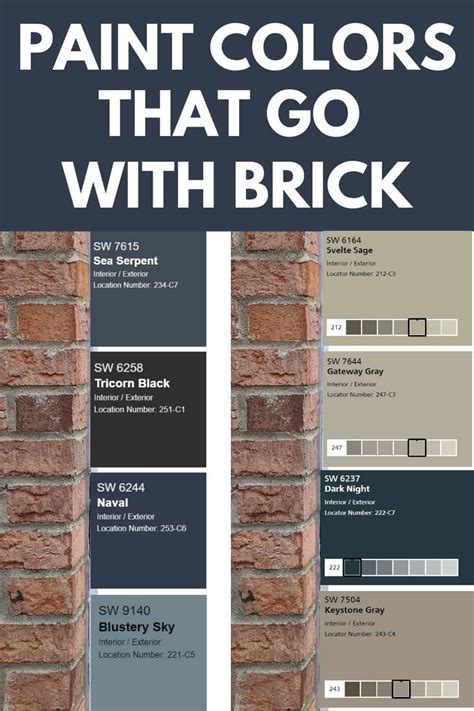 10 Brilliant Paint Colors To Go With Brick Exteriors Artofit