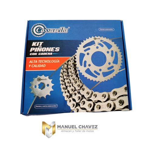 Kit Arrastre Cassarella Rtx Manuelchavez Co Repuestos Para Moto