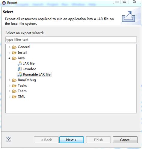 The Difference Between The Eclipse And The Jar File Is Runnable Jar