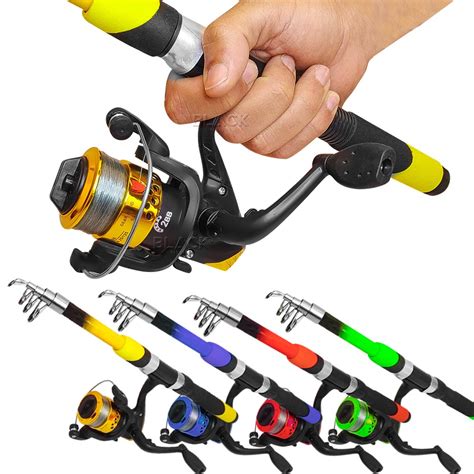 Kit Pescaria Vara de Pesca Telescópica 1 70M Molinete Kit Conjunto