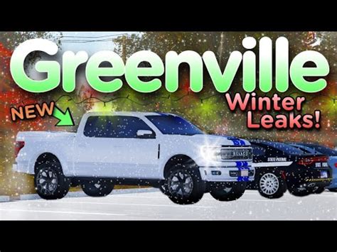 Cars Confirmed Christmas Update Leaks Greenville Roblox Youtube