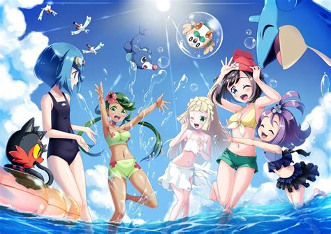 Mallow Pokemon Anime Poke Pearl Mallow Mao Mallow Decides To Care