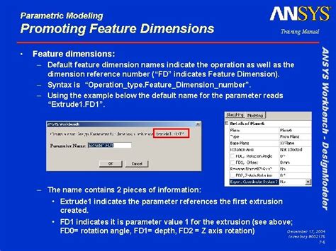 chapter 7 parametric modeling parametric modeling contents dimension