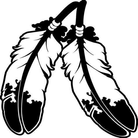 Native American Feather Drawing At PaintingValley Explore