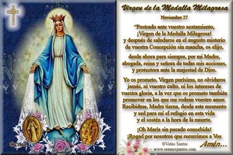 Rincón de la Oración Estampas Oraciones de Nuestra Señora de la