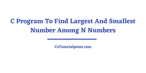 c program to find smallest number using conditional operator