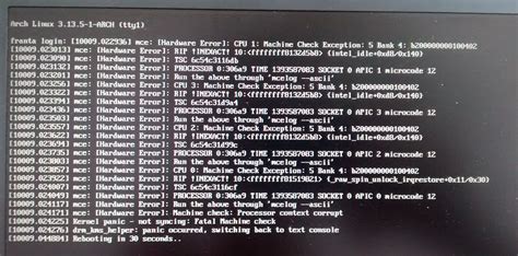 Kernel Panic Random Restarts Caused By A Machine Check Exception