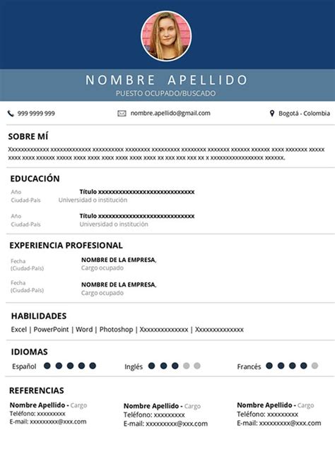 Hojas de Vida Creativas en Word Gratis Diseños 2024