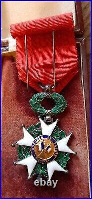1914 18 AUCOC Boite Médaille Croix Chevalier Légion dHonneur 1870 en
