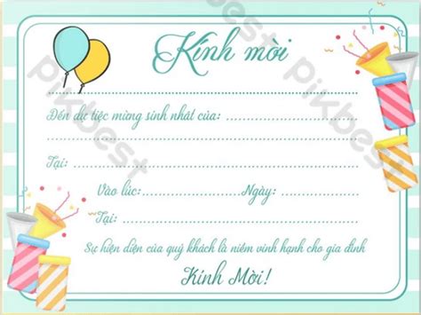 Khám phá với hơn 84 về mẫu thiệp mời sinh nhật độc đáo mới nhất